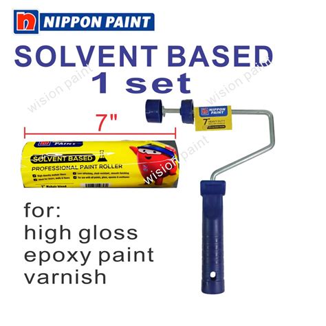 7 Inch Solvent Based Roller Set 7 Inch Nippon Solvent Based Roller And Handle Roller For