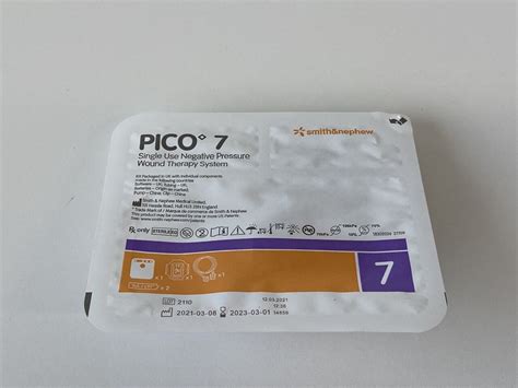 New Smith And Nephew Pico 7 Single Use Negative Pressure 2110 Exp 2023 03 H27 Pico 7 Single Use