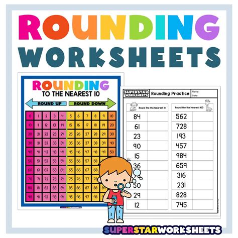 Rounding Template Using Rounding To Check Answers Activity Sheet