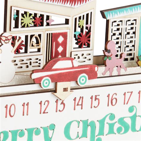 Mid Century Houses Led Light Up Countdown Calendar World Market