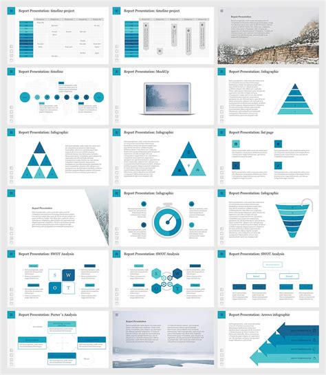 Report Powerpoint Template Etsy
