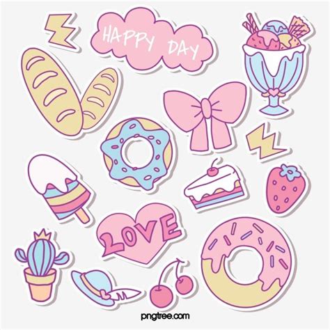 Cute Stickers Png