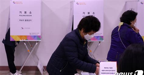 투표율 전북 오전 9시 6221대 총선比 08p↓