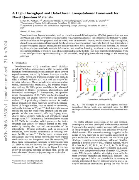 Pdf A High Throughput And Data Driven Computational Framework For