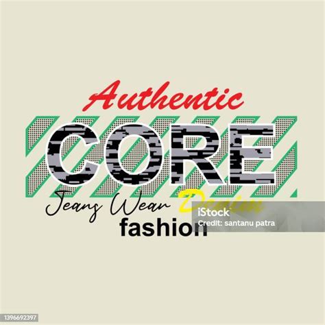 Jeans En Denim Premium Illustration Vectorielle Dun Graphique Textuel Sérigraphie Et Dtf