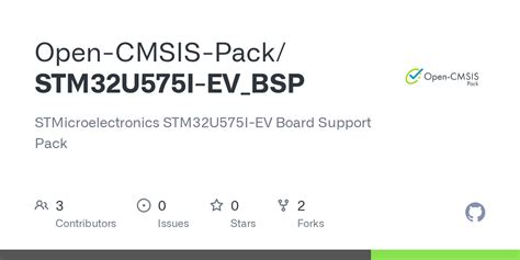 Github Open Cmsis Packstm32u575i Evbsp Stmicroelectronics Stm32u575i Ev Board Support Pack