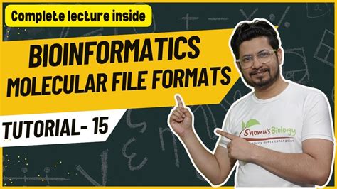 Molecular File Format In Bioinformatics Bioinformatics Tutorial 16 Youtube
