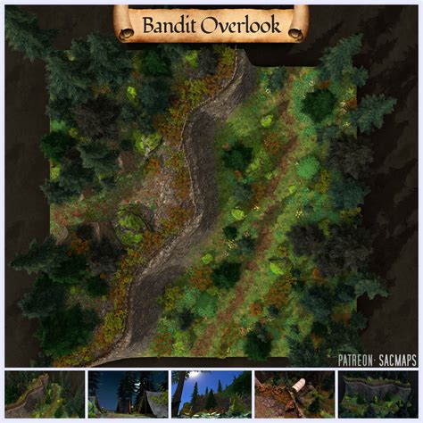 Bandit Overlook Free Dnd Ttrpg Maps Album On Imgur