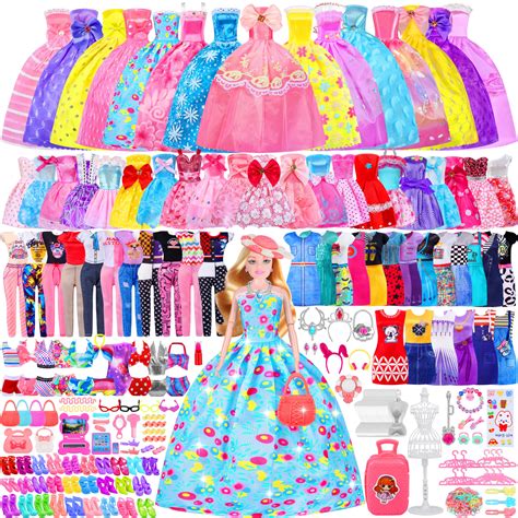 342 Pcs Doll Clothes And Accessories With Doll Princess
