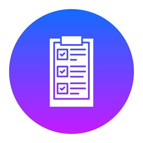 Premium Vector Checklist Vector Illustration