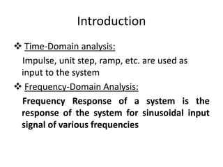 Unit Frequency Response Bode Plot PPTX