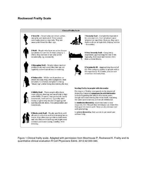 Rockwood Frailty Scale Pdf