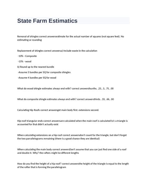 Roofing And Construction Estimation Exercises A Guide To Xactimate