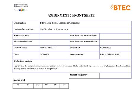 Assignment 2 For Advanced Programming 1651 Assignments C Sharp