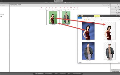 Batch Processing Green Screen Images Darkroom Software