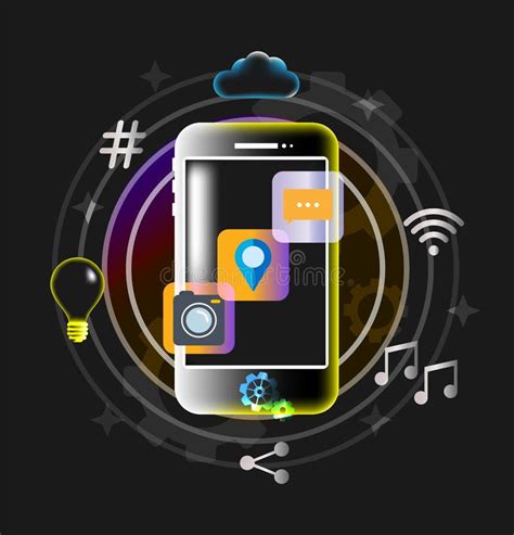 Mobile Phone App Development 3d Vector Design Stock Vector Illustration Of Information Vector