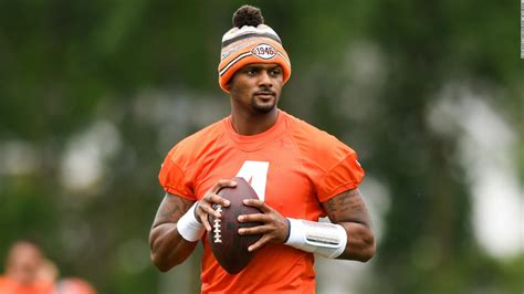 Cleveland Browns Quarterback Deshaun Watson Settles 20 Of The 24