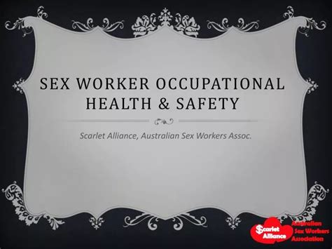 PPT Sex Worker Occupational Health Safety PowerPoint Presentation ID