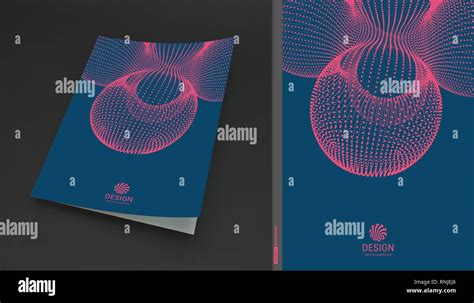 3d Abstract Molecular Structure Technology Style For Science