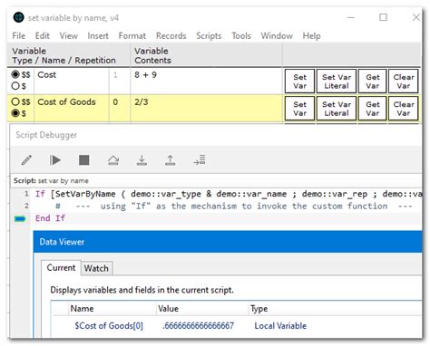 Set Variable By Name Re Revisited Filemakerhacks