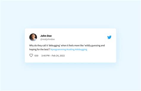 Twitter Embed Code The Design
