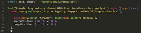 How To Perform Drag And Drop In Playwright Software Testing Tutorials
