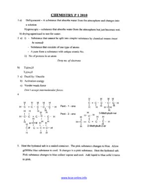 Fillable Online PAPER MARKING SCHEME Fax Email Print PdfFiller