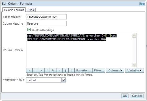 Oracle Business Intelligence Obiee 101 Obiee Pivot Table With Carriage