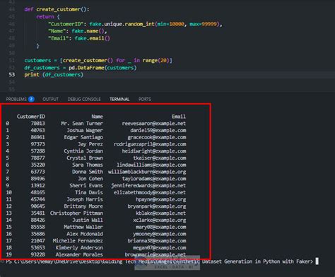 Synthetic Dataset Generation In Python With Faker Exceldemy