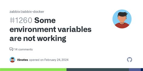 Some Environment Variables Are Not Working · Issue 1260 · Zabbix
