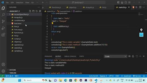 Access Specifiers In Javascript Telugu Youtube