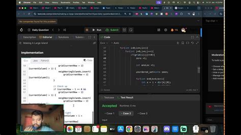 Daily Leetcode Making A Large Island Lc 827 Youtube