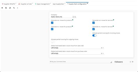 Error Message Supplier Arrival Functional Axelor Forum