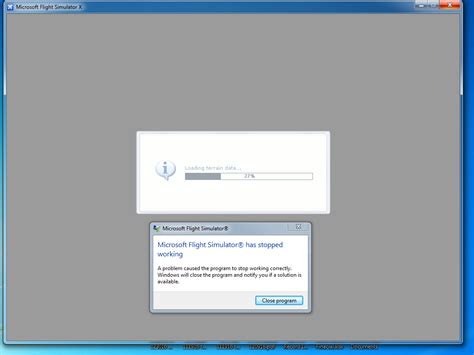 FSX SE Crash At Opening Screen FSX Support Forum Orbx Community And Support Forums