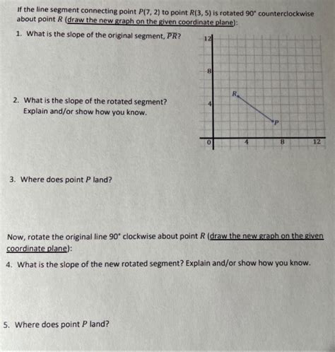 if the line segment connecting point p 7 2 ﻿to point