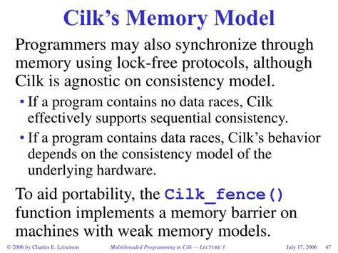 Ppt Multithreaded Programming In Cilk L Ecture 3 Powerpoint Presentation Id264338
