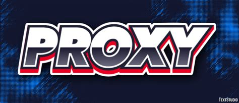 Proxy Text Effect And Logo Design Trendy