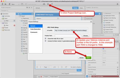Migrating An Autocode Generated App From Valence 42 To 50 Cnx Corp