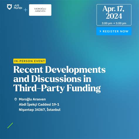 Ahmet Furkan Öztürk On Linkedin It Is Great To See The Matter Of “third Party Funding” Being