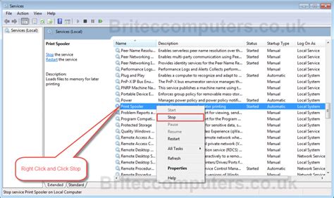How To Reset The Print Spooler Queue
