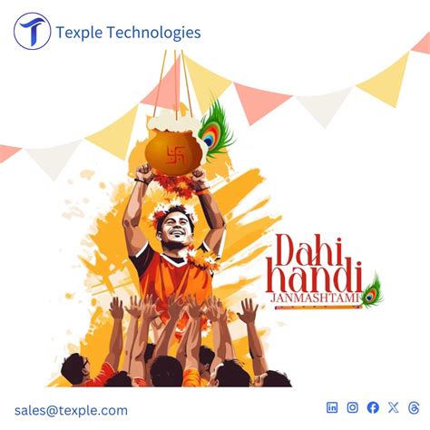 texple on linkedin dahihandi janmashtamifun teamwork joyfulcelebration texpletech