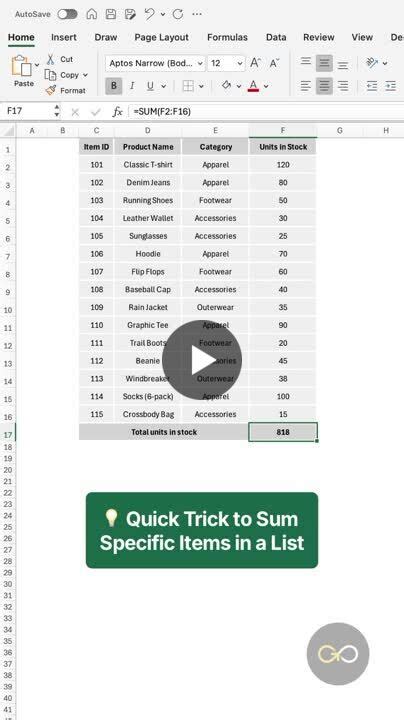 How To Use The Subtotal Function In Excel Learn Microsoft Excel