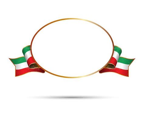 وکتور پرچم ایران وکتور کادر وکتور قاب وکتور پرچم روبانی ایران طرح
