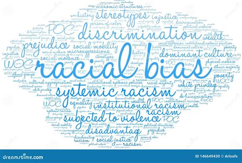 Racial Bias Word Cloud Concept Royalty Free Stock Photo CartoonDealer Com