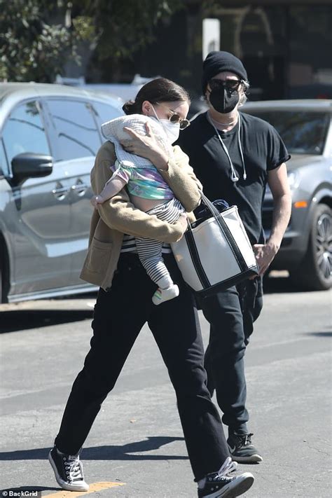 Joaquin Phoenix And Fianc E Rooney Mara Seen With Newborn Son River In La Daily Mail Online