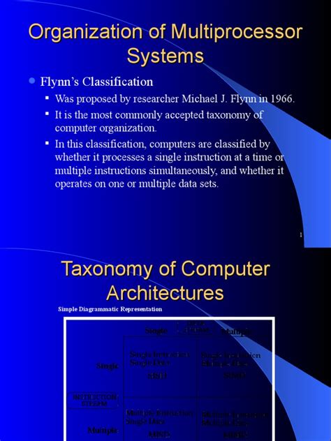 Organization Of Multiprocessor Systems Pdf Central Processing Unit Office Equipment