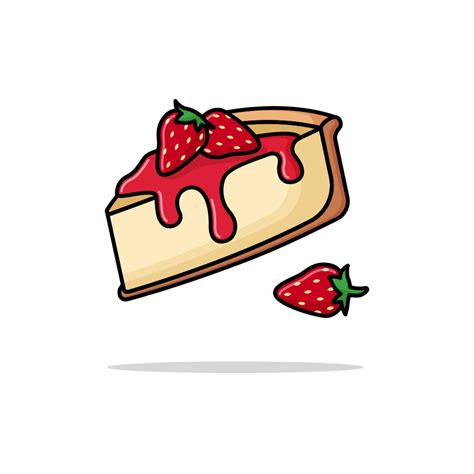 Strawberry Cheesecake Royalty Free Stock Vector Images And Clip Art