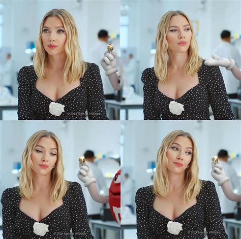 Scarlett Johansson Photo Shoot For Mandms Superbowl Commercial 2024