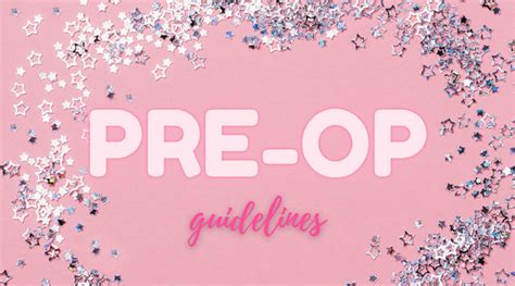 Plastic Surgery Pre Op Guidelines