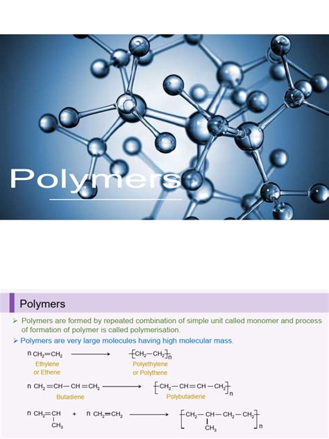 Polymer Pdf Polymers Polymerization